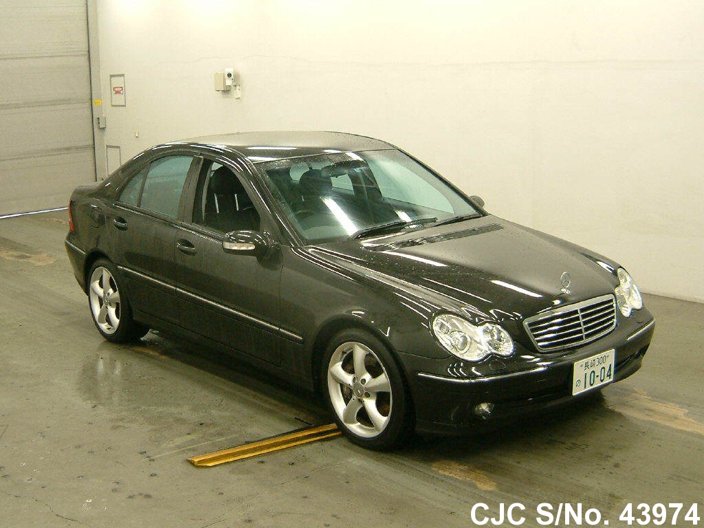 2003 Mercedes Benz C Class Black for sale | Stock No. 43974 | Japanese ...