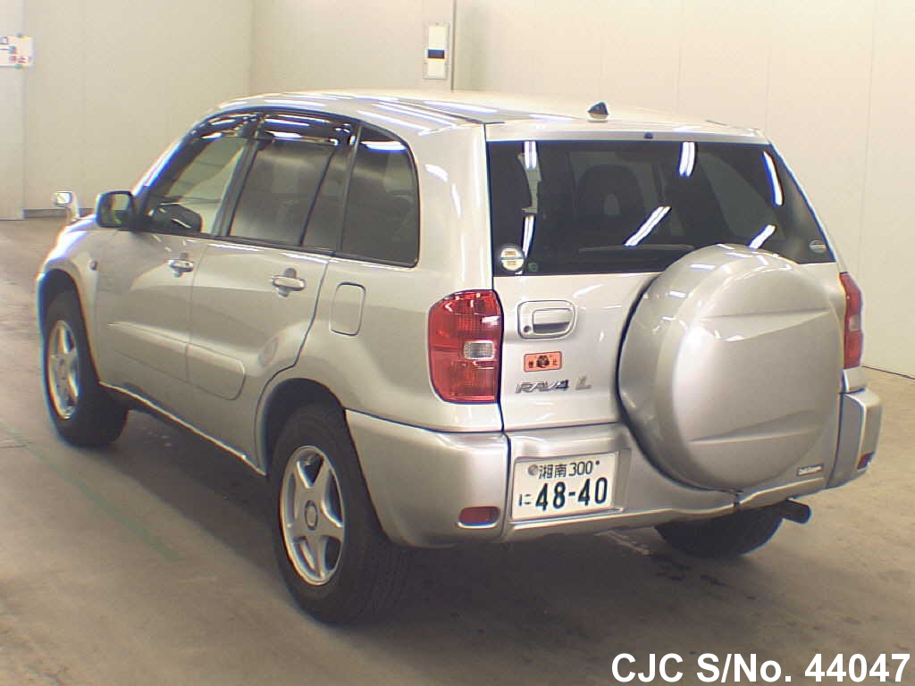2001 Toyota Rav4 Silver for sale | Stock No. 44047 | Japanese Used Cars ...
