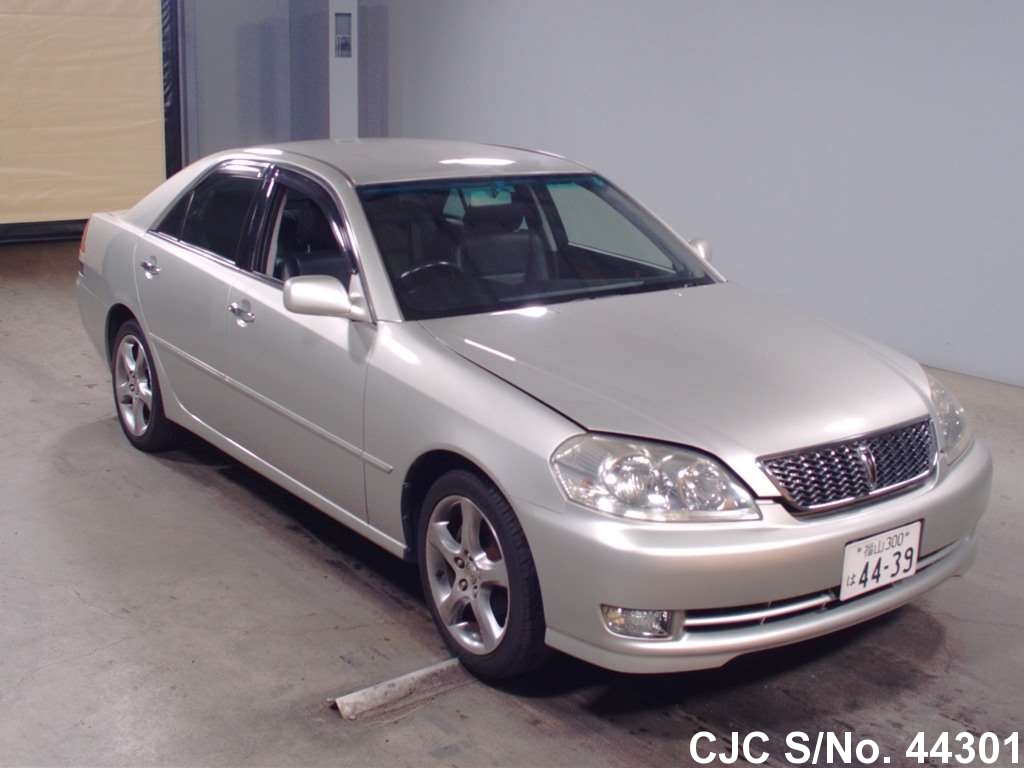 2002 Toyota Mark II Silver for sale | Stock No. 44301 | Japanese Used ...