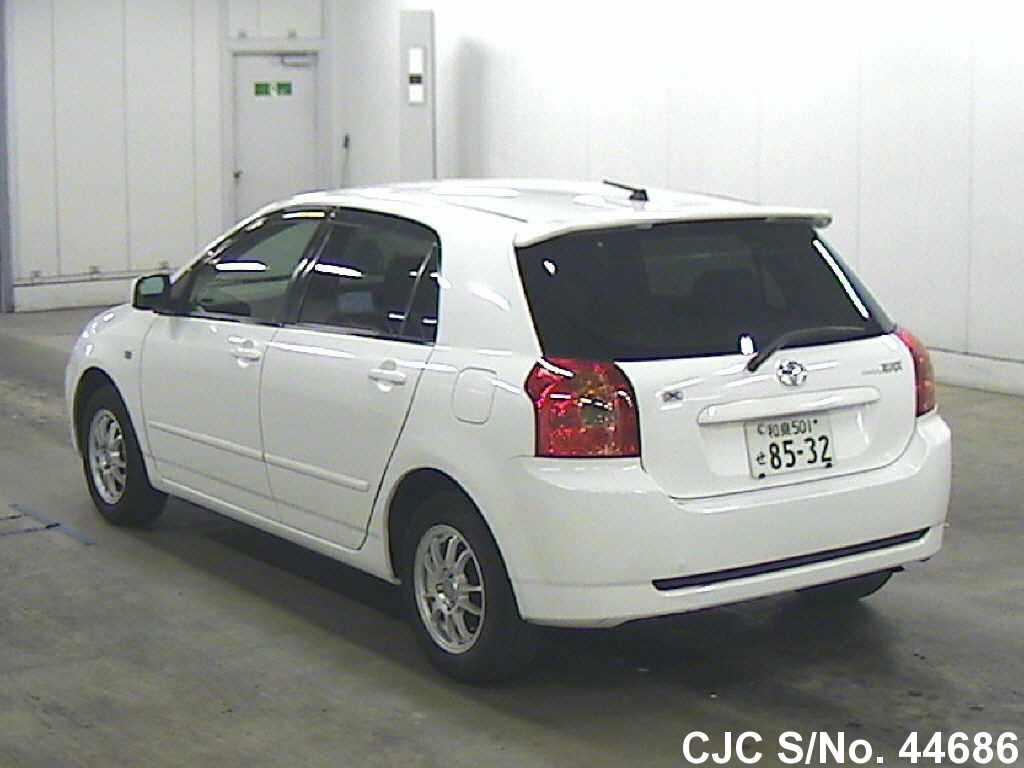 2004 Toyota Corolla Runx White for sale | Stock No. 44686 | Japanese ...