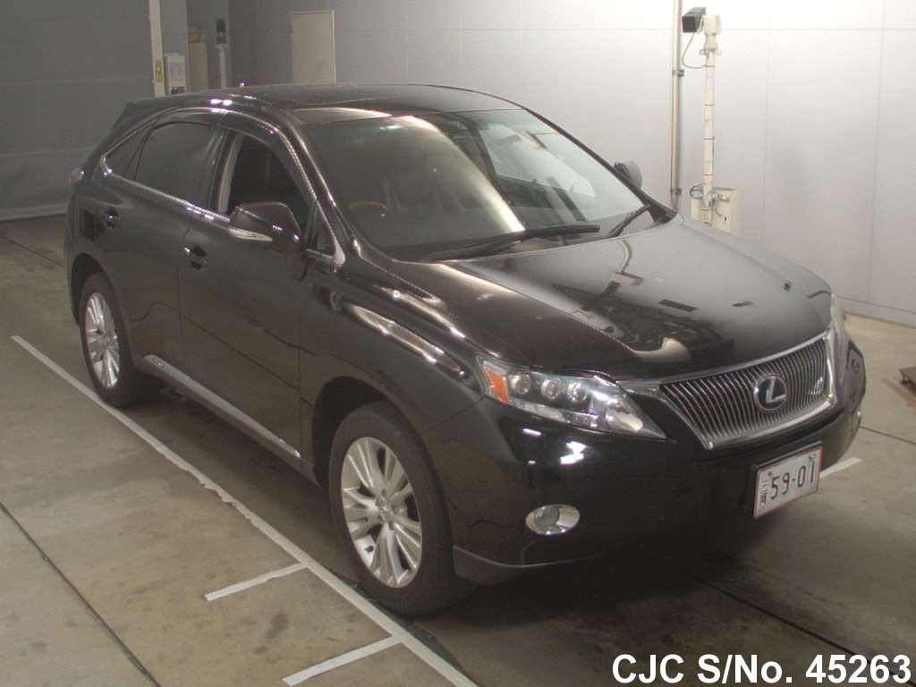 2009 Lexus RX 450H Black for sale | Stock No. 45263 | Japanese Used ...