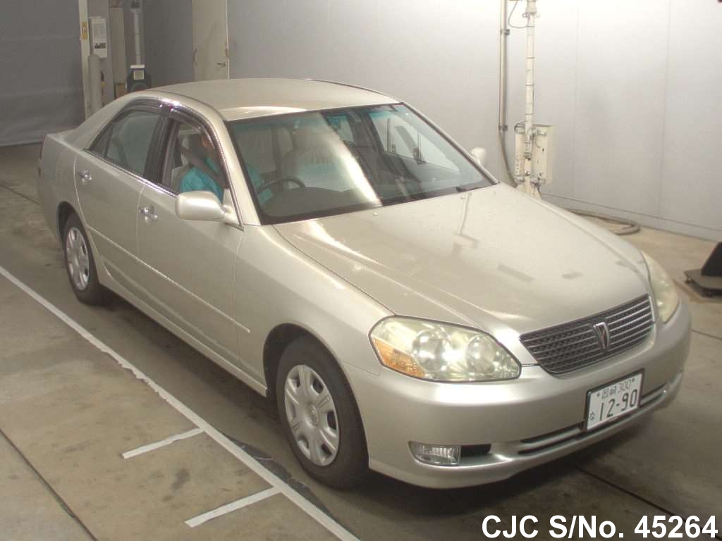 2002 Toyota Mark II Silver for sale | Stock No. 45264 | Japanese Used ...