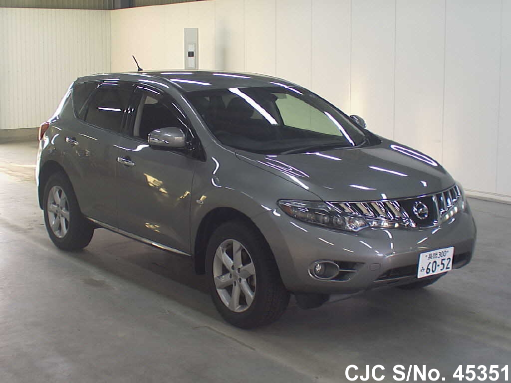 2009 Nissan Murano Gray for sale | Stock No. 45351 | Japanese Used Cars ...