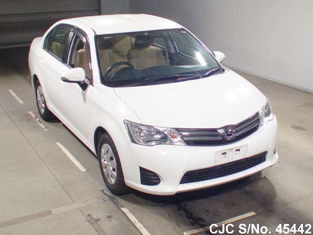 2013 Toyota Corolla Axio White for sale | Stock No. 45442 | Japanese ...
