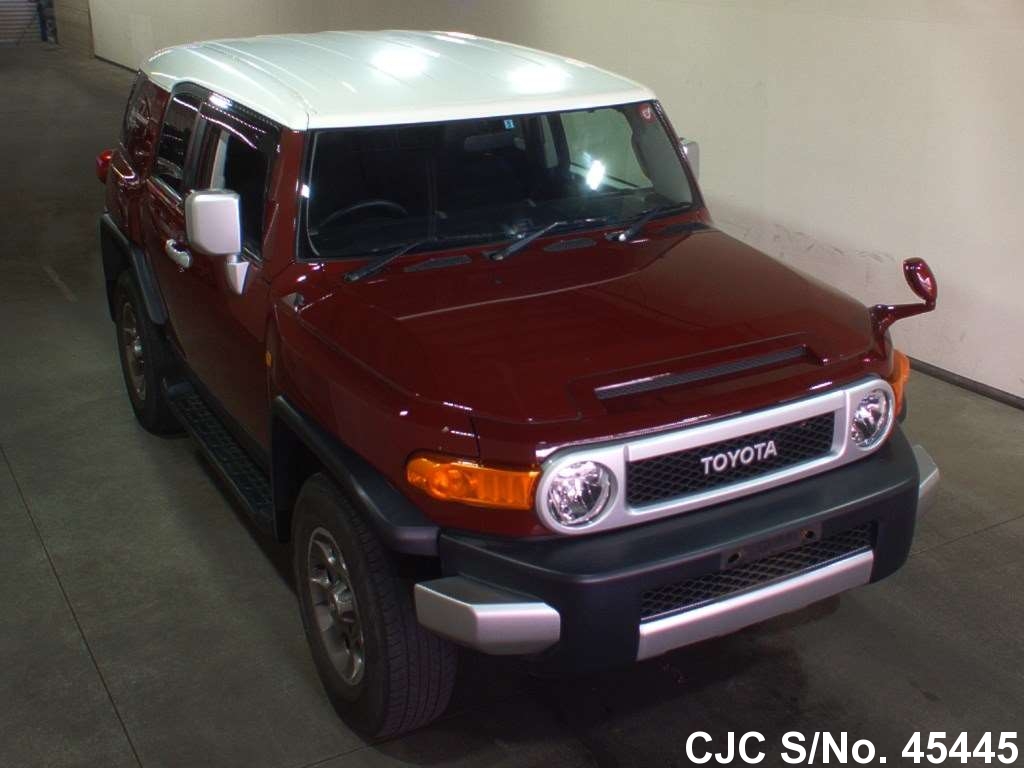 2011 Toyota FJ Cruiser Maroon for sale | Stock No. 45445 | Japanese ...
