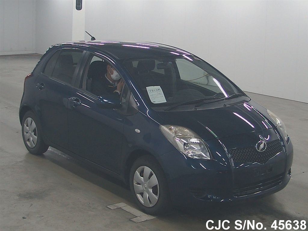 2007 Toyota Vitz Blue for sale | Stock No. 45638 | Japanese Used Cars ...