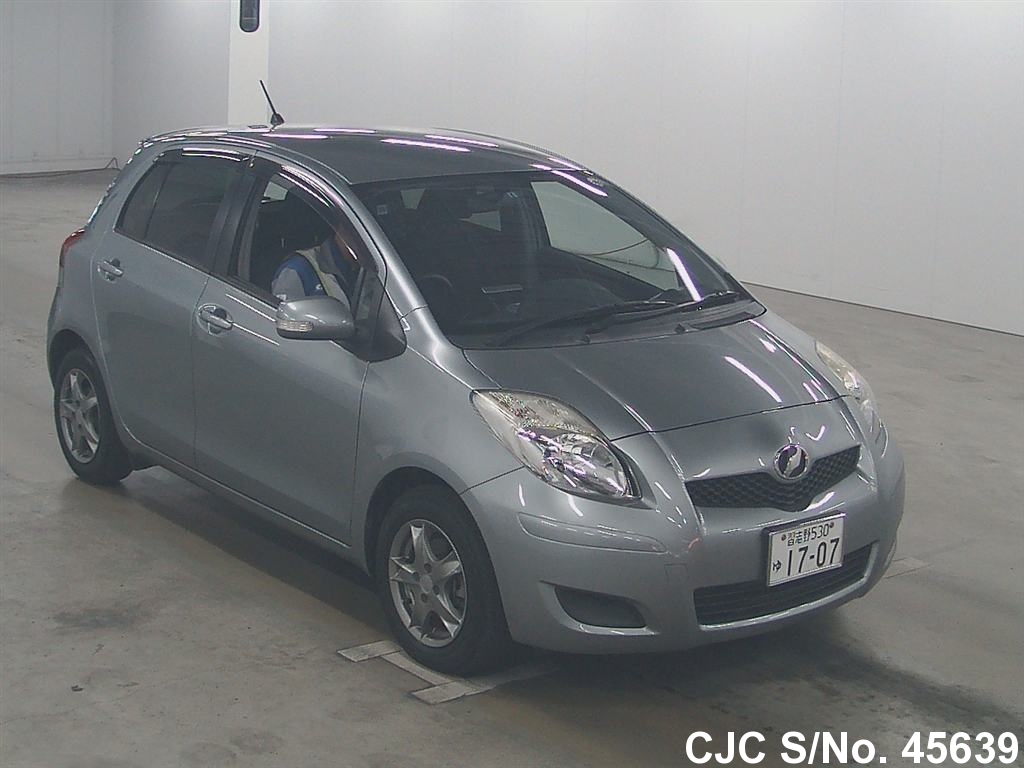 2008 Toyota Vitz Gray for sale | Stock No. 45639 | Japanese Used Cars ...