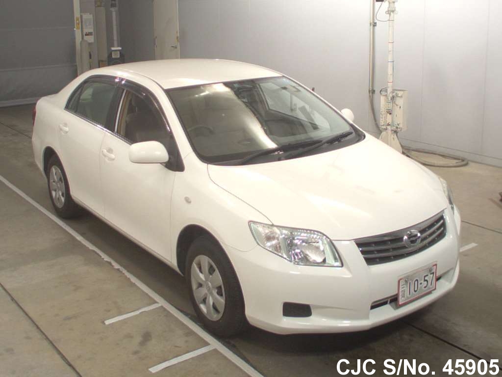 2008 Toyota Corolla Axio White for sale | Stock No. 45905 | Japanese ...