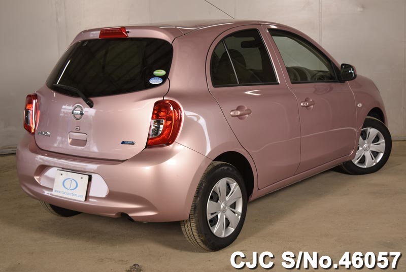 2013 Nissan March Pink for sale | Stock No. 46057 | Japanese Used Cars ...