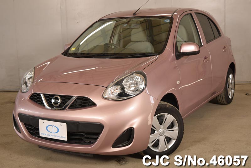 2013 Nissan March Pink for sale | Stock No. 46057 | Japanese Used Cars ...