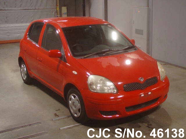 2003 Toyota Vitz Red for sale | Stock No. 46138 | Japanese Used Cars ...