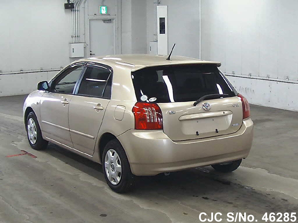 2003 Toyota Corolla Runx Gold for sale | Stock No. 46285 | Japanese ...