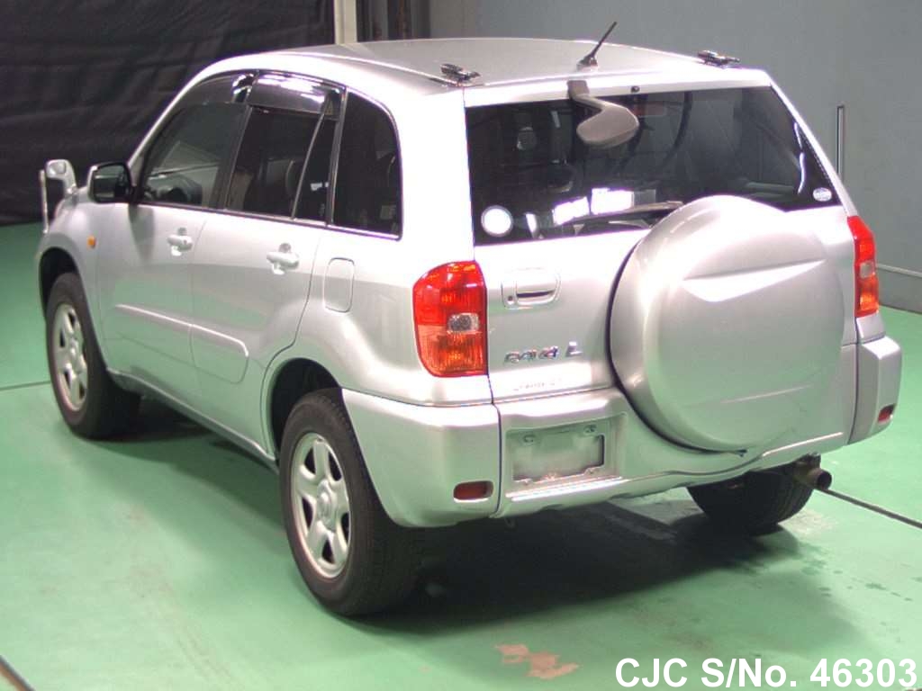 2001 Toyota Rav4 Silver for sale | Stock No. 46303 | Japanese Used Cars ...