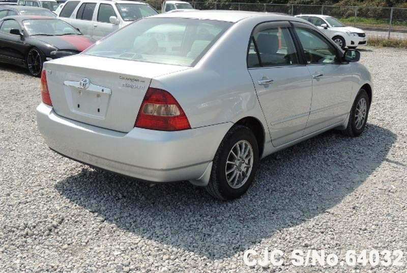 2002 Toyota Corolla Silver for sale | Stock No. 64032 | Japanese Used ...
