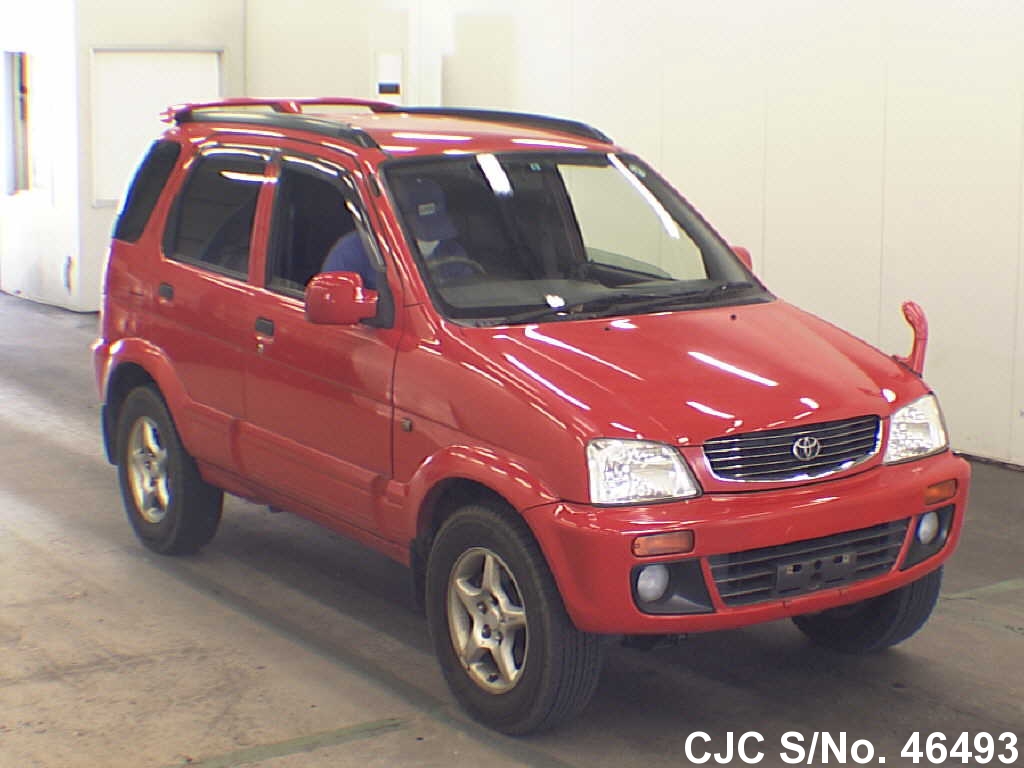 1999 Toyota Cami Red for sale | Stock No. 46493 | Japanese Used Cars ...