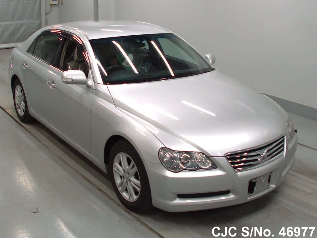 2007 Toyota Mark X Silver for sale | Stock No. 46977 | Japanese Used ...