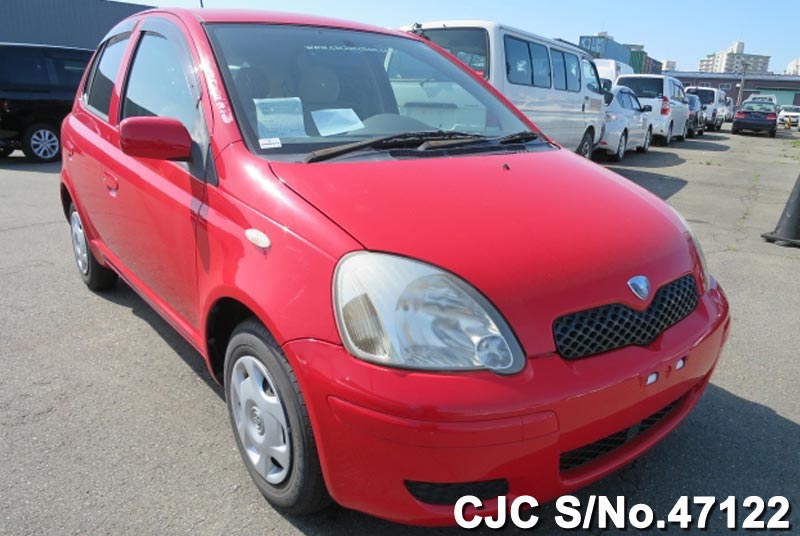 2003 Toyota Vitz Red for sale | Stock No. 47122 | Japanese Used Cars ...