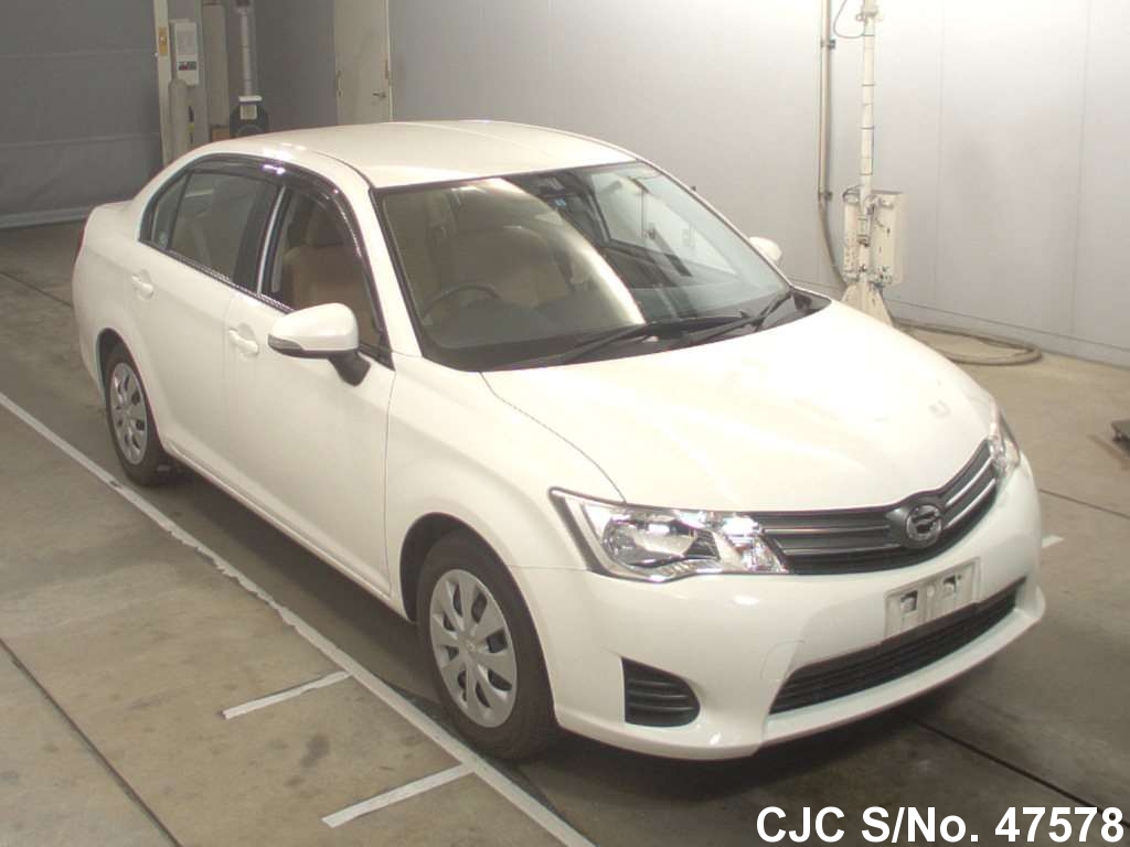 2013 Toyota Corolla Axio White for sale | Stock No. 47578 | Japanese ...