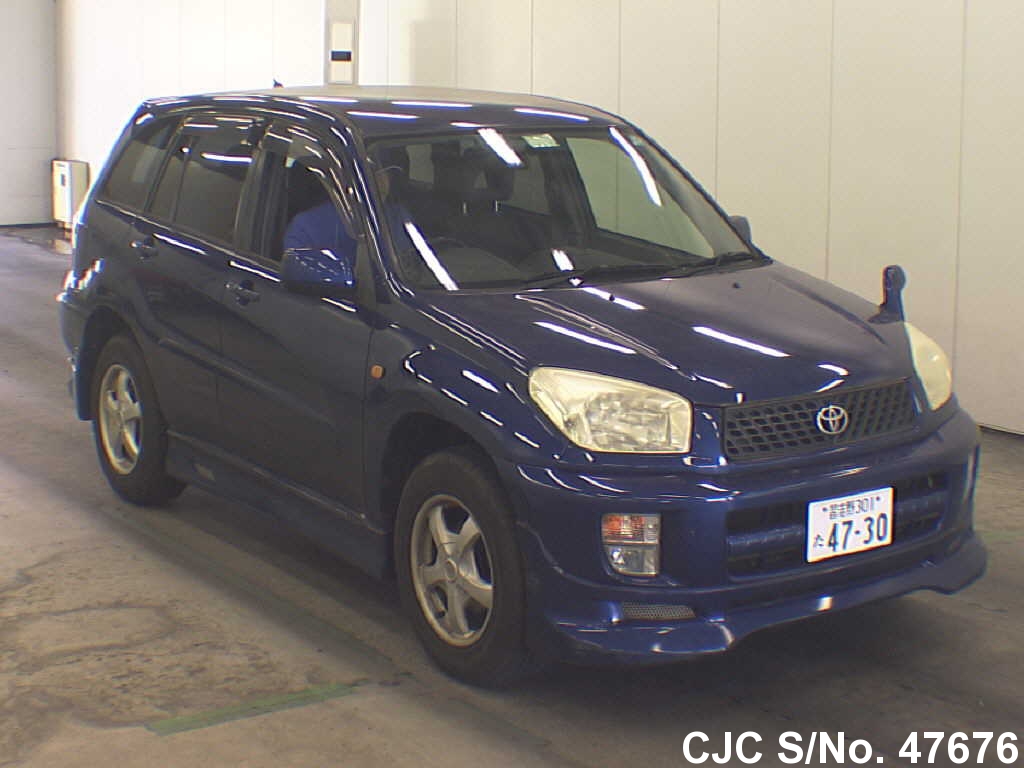 2001 Toyota Rav4 Navy Blue for sale | Stock No. 47676 | Japanese Used ...