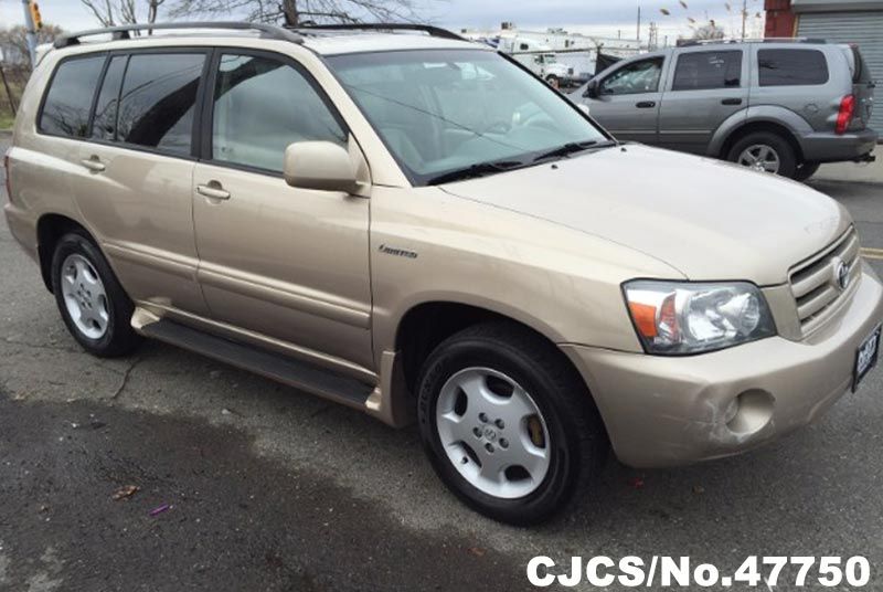 2004 Left Hand Toyota Highlander Tan for sale | Stock No. 47750 | Left ...