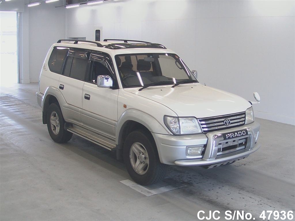 1999 Toyota Land Cruiser Prado White for sale | Stock No. 47936 ...