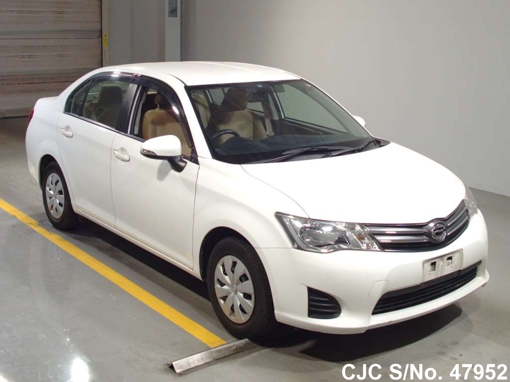 2013 Toyota Corolla Axio White for sale | Stock No. 47952 | Japanese ...