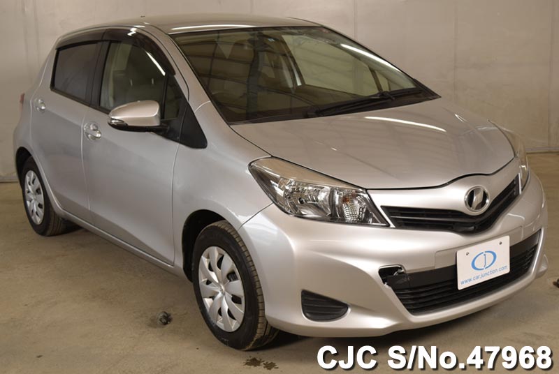 2014 Toyota Vitz Silver for sale | Stock No. 47968 | Japanese Used Cars ...