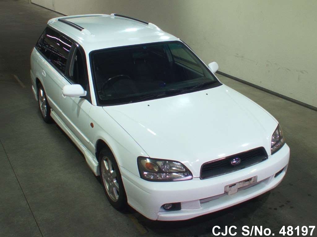 2001 Subaru Legacy White for sale | Stock No. 48197 | Japanese Used ...