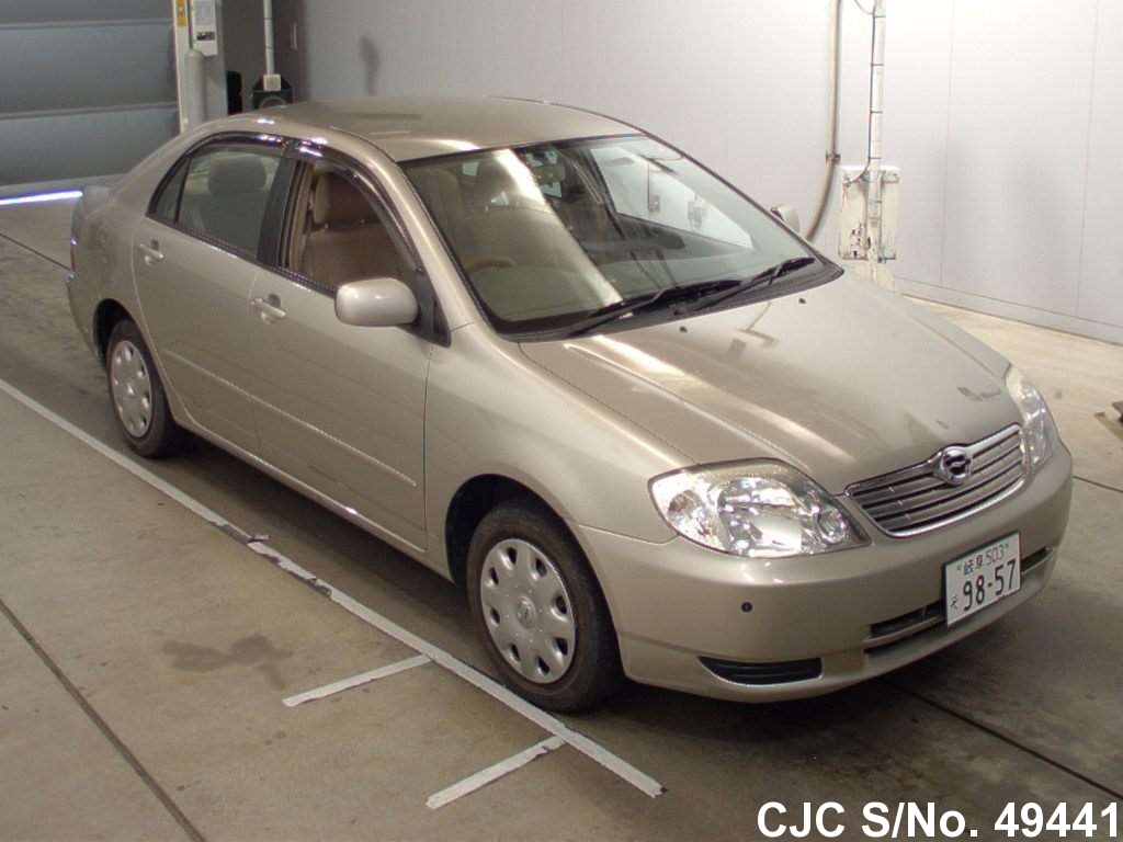 2003 Toyota Corolla Silver for sale | Stock No. 49441 | Japanese Used ...