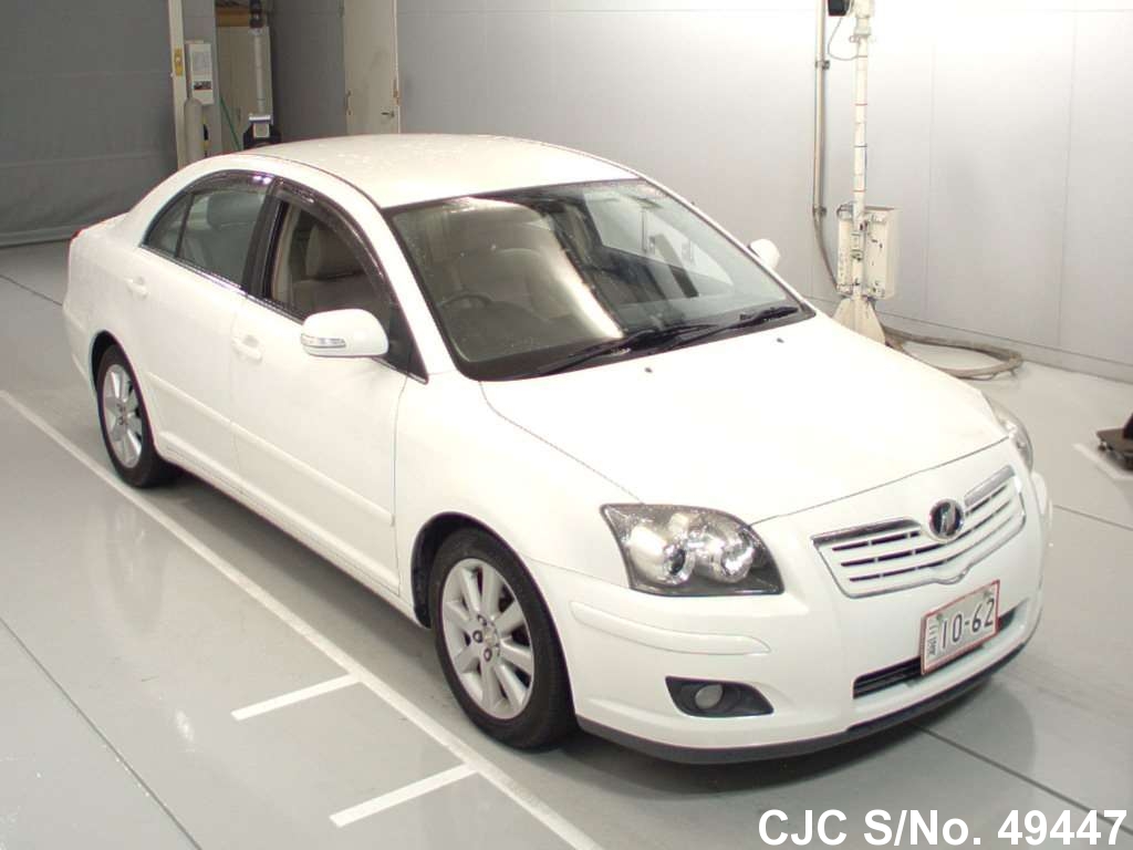 2007 Toyota Avensis White for sale | Stock No. 49447 | Japanese Used ...