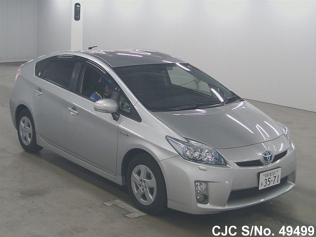 2011 Toyota Prius Hybrid Silver for sale | Stock No. 49499 | Japanese ...