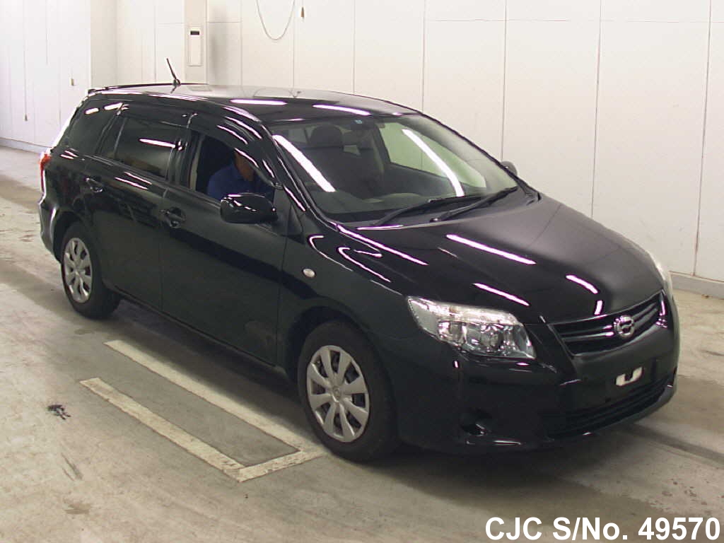 2011 Toyota Corolla Fielder Black for sale | Stock No. 49570 | Japanese ...