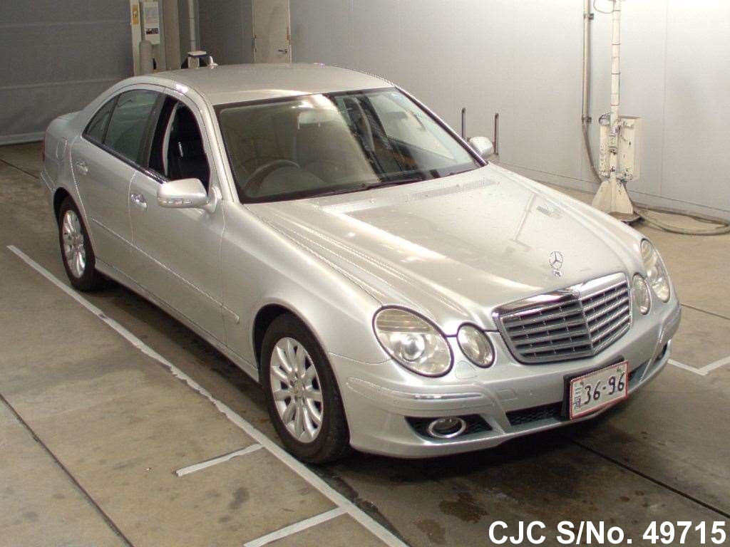 2007 Mercedes Benz E Class Silver for sale | Stock No. 49715 | Japanese ...