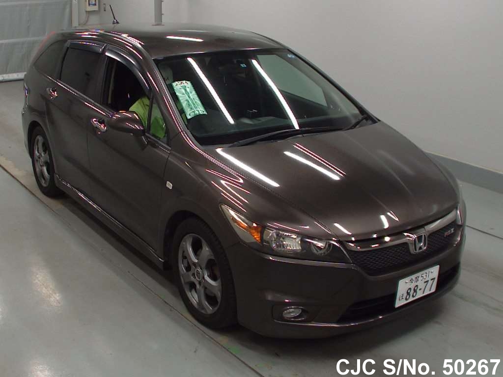 2007 Honda Stream Gray for sale | Stock No. 50267 | Japanese Used Cars ...
