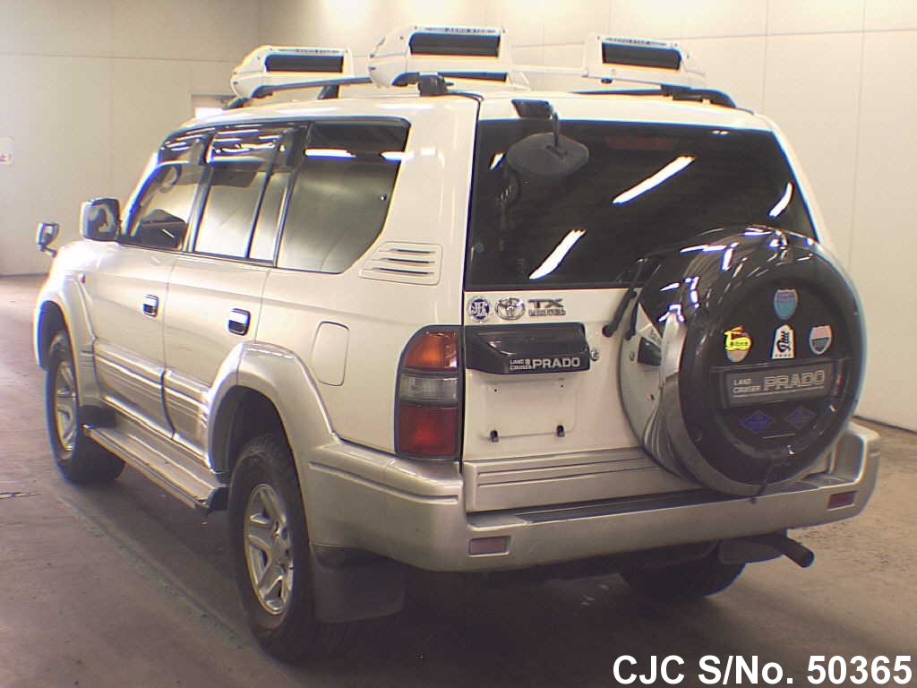 1998 Toyota Land Cruiser Prado White for sale | Stock No. 50365 ...