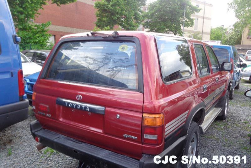1998 Left Hand Toyota 4Runner Red for sale | Stock No. 50391 | Left ...