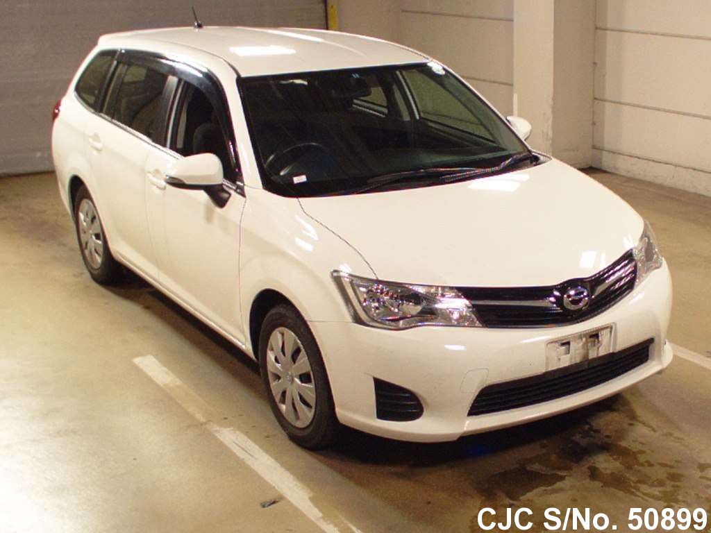 2013 Toyota Corolla Fielder White for sale | Stock No. 50899 | Japanese ...