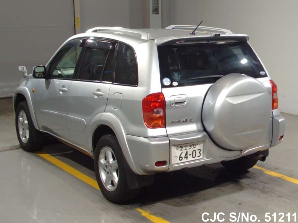 2001 Toyota Rav4 Silver for sale | Stock No. 51211 | Japanese Used Cars ...