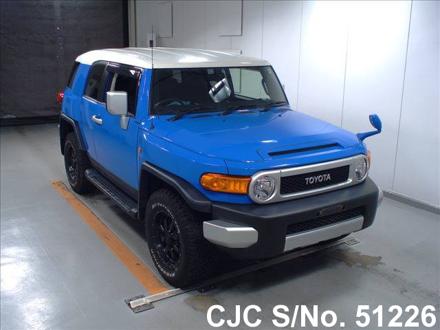 2011 Toyota FJ Cruiser Blue for sale | Stock No. 51226 | Japanese Used ...