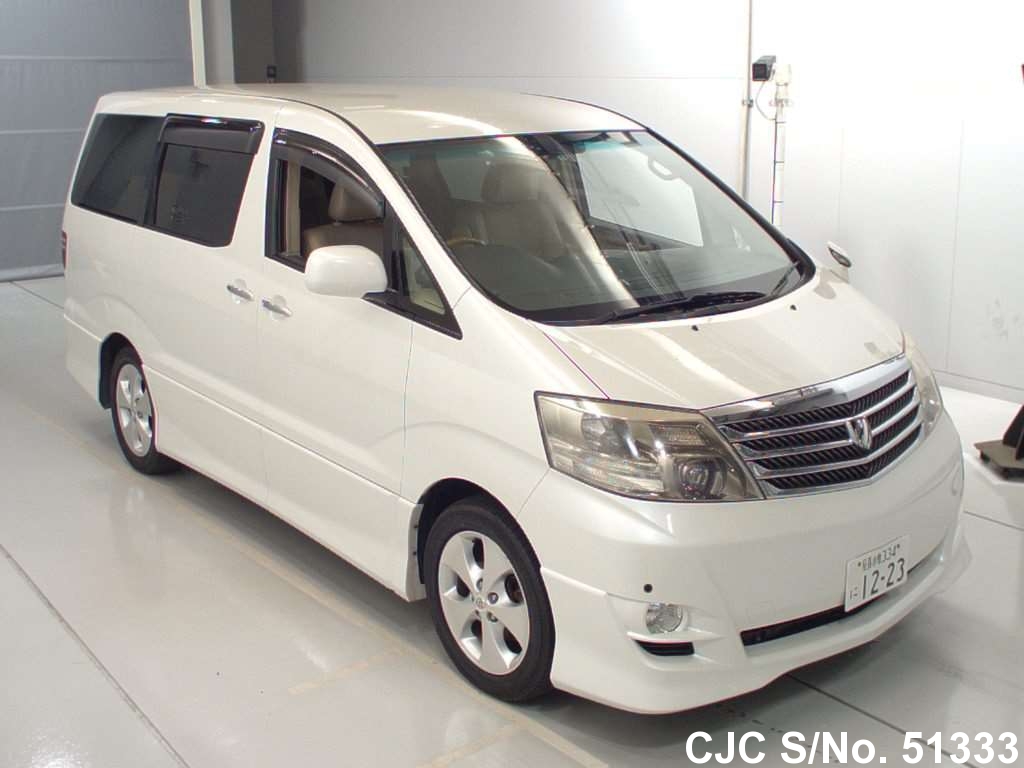 2008 Toyota Alphard White for sale | Stock No. 51333 | Japanese Used ...