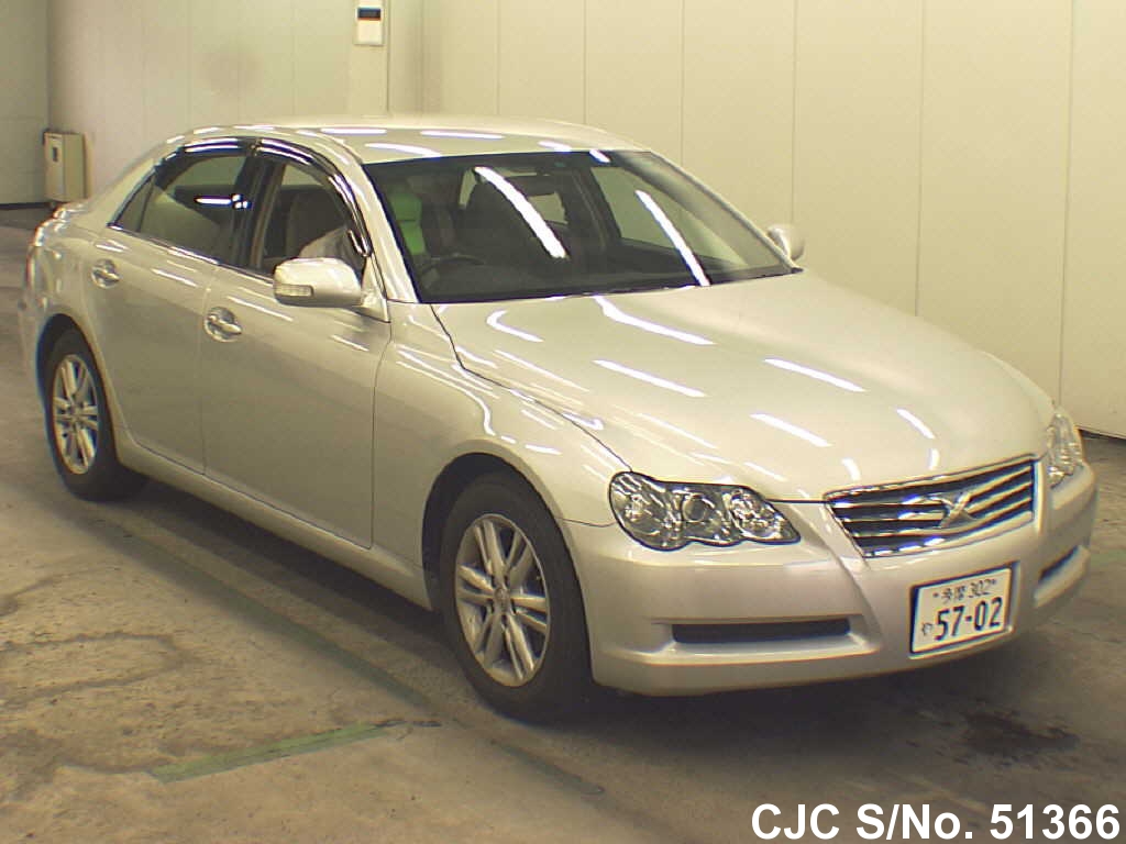 2008 Toyota Mark X Silver for sale | Stock No. 51366 | Japanese Used ...