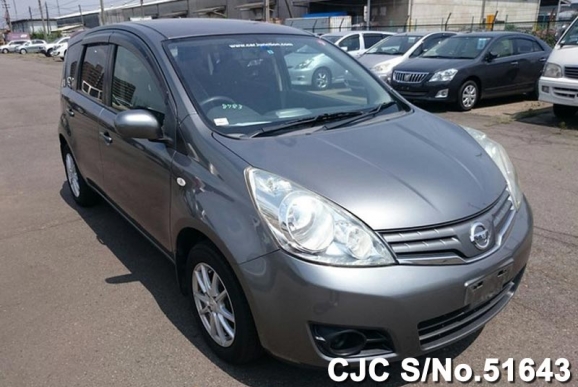 2009 Nissan Note Gray for sale | Stock No. 51643 | Japanese Used Cars ...