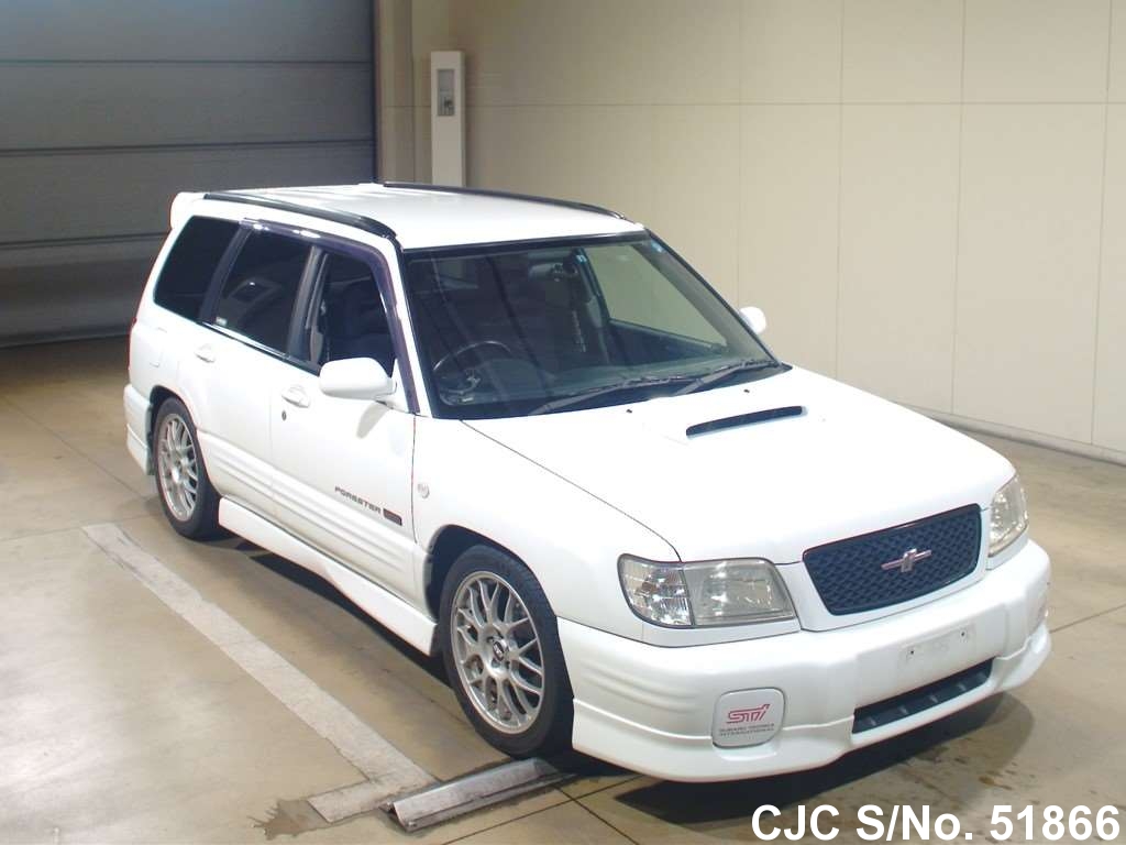 2001 Subaru Forester White for sale | Stock No. 51866 | Japanese Used ...