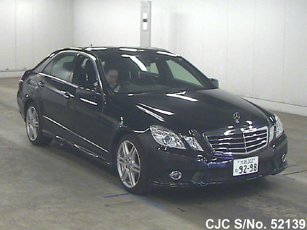 2009 Mercedes Benz E Class Black for sale | Stock No. 52139 | Japanese ...