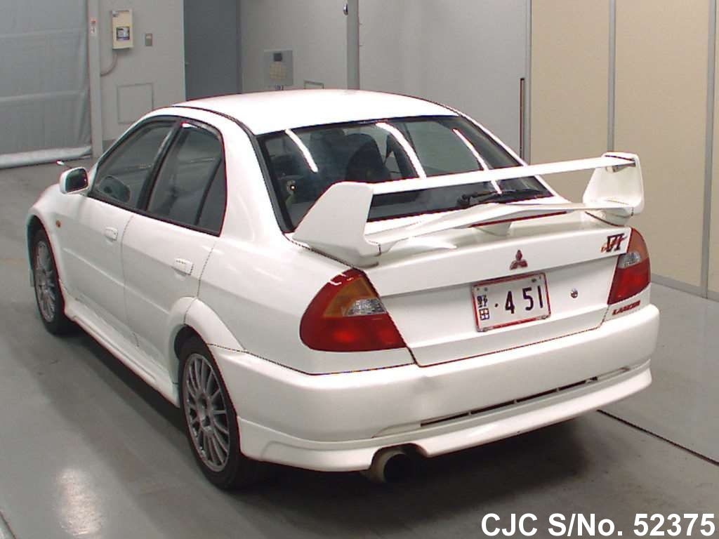 1999 Mitsubishi Lancer White for sale | Stock No. 52375 | Japanese Used ...