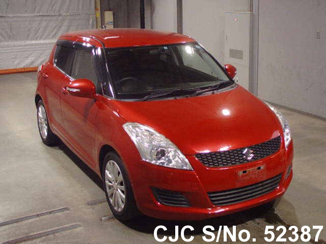 2011 Suzuki Swift Red for sale | Stock No. 52387 | Japanese Used Cars ...