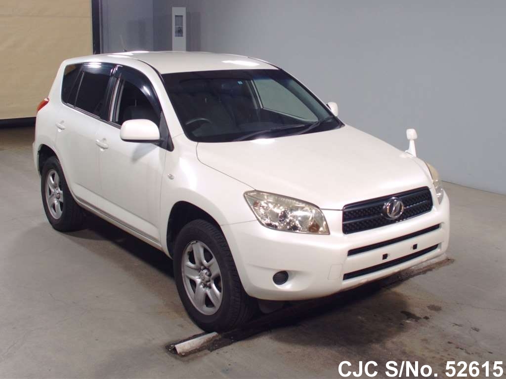 2006 Toyota Rav4 White for sale | Stock No. 52615 | Japanese Used Cars ...