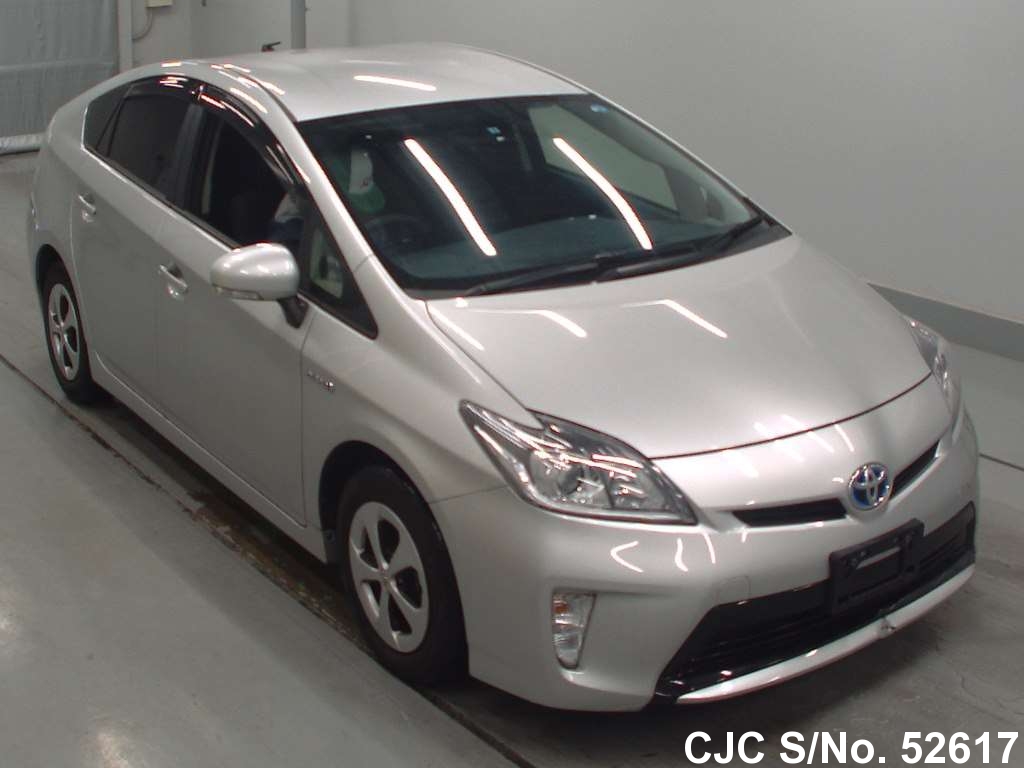 2012 Toyota Prius Hybrid Silver for sale | Stock No. 52617 | Japanese ...