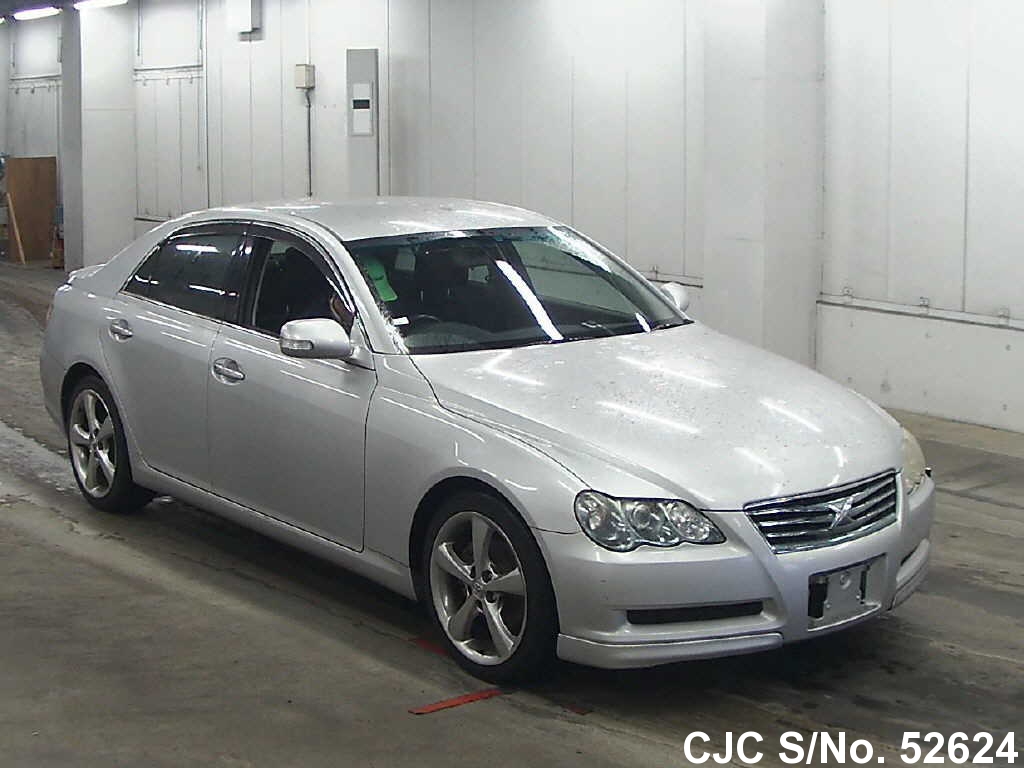 2007 Toyota Mark X Silver for sale | Stock No. 52624 | Japanese Used ...