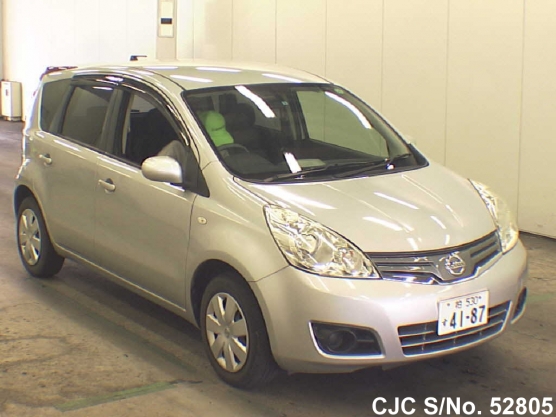 2012 Nissan Note Silver for sale | Stock No. 52805 | Japanese Used Cars ...